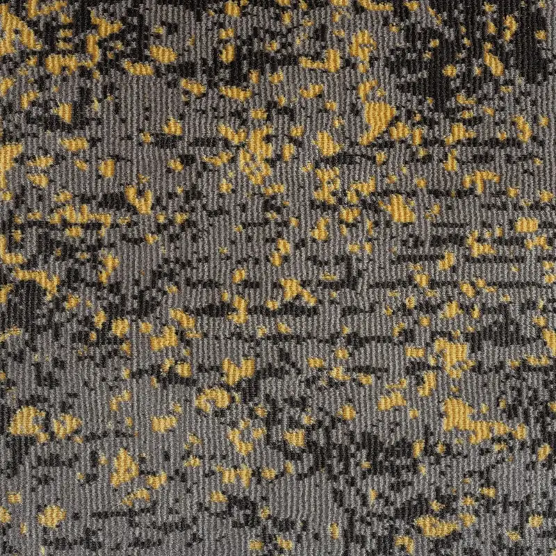 Gray and Yellow Abstract Sprinkle Area Rug - 5' X 8' - Yellow, Black ...